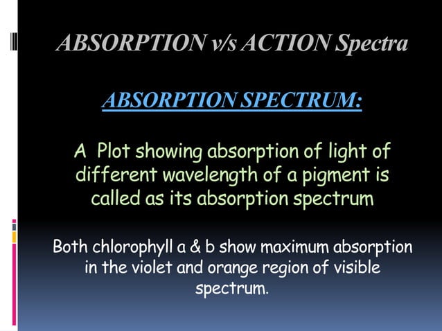 Action spectrum | PPT