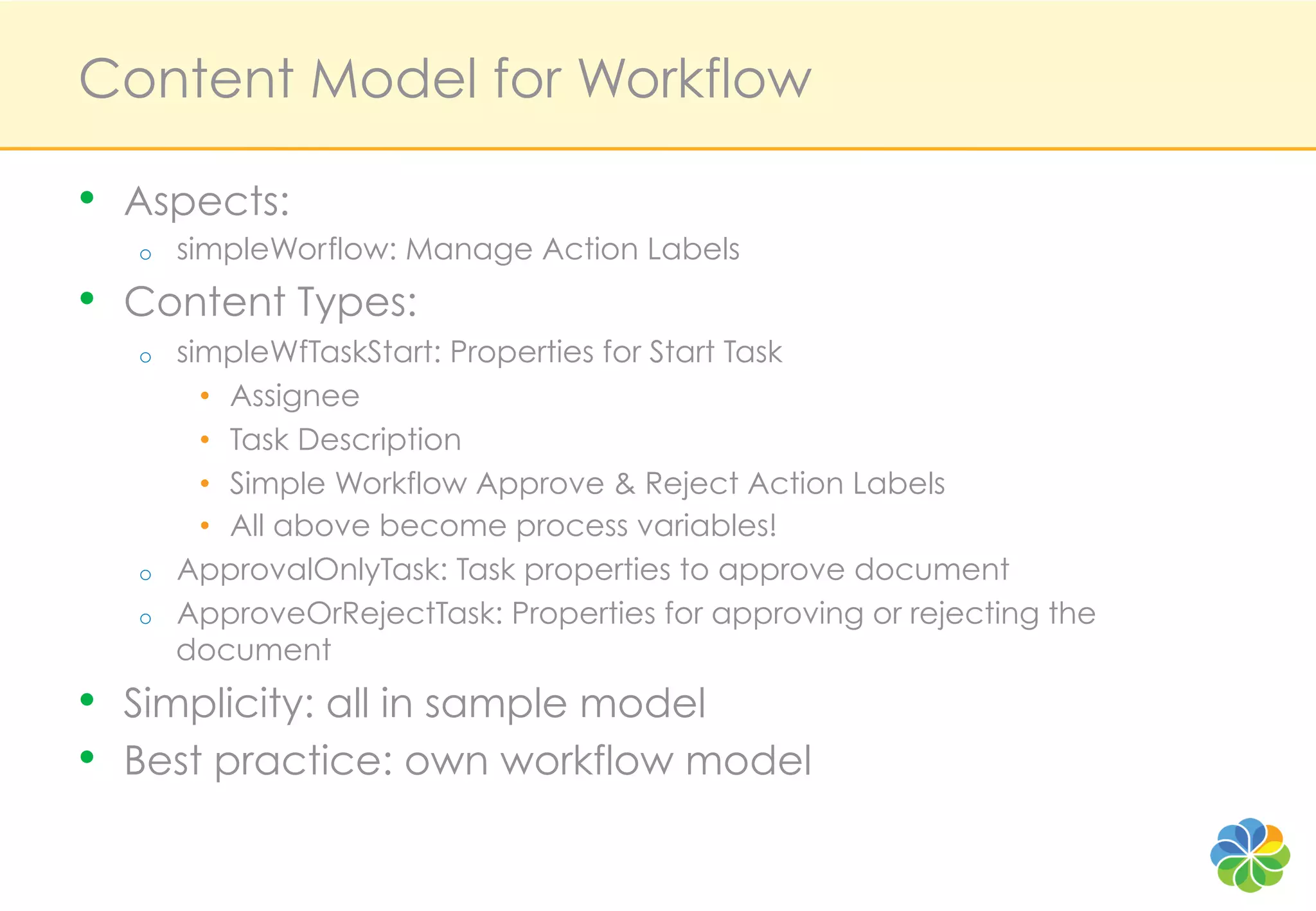 Actions rules and workflow in alfresco | PPT