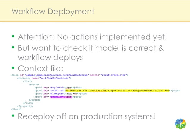 Actions rules and workflow in alfresco | PPT