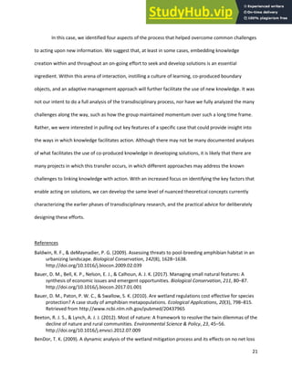 Actions Speak Louder Than Words Designing Transdisciplinary Approaches To Enact Solutions | PDF