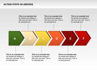 Action Steps 3D Arrows | PPT