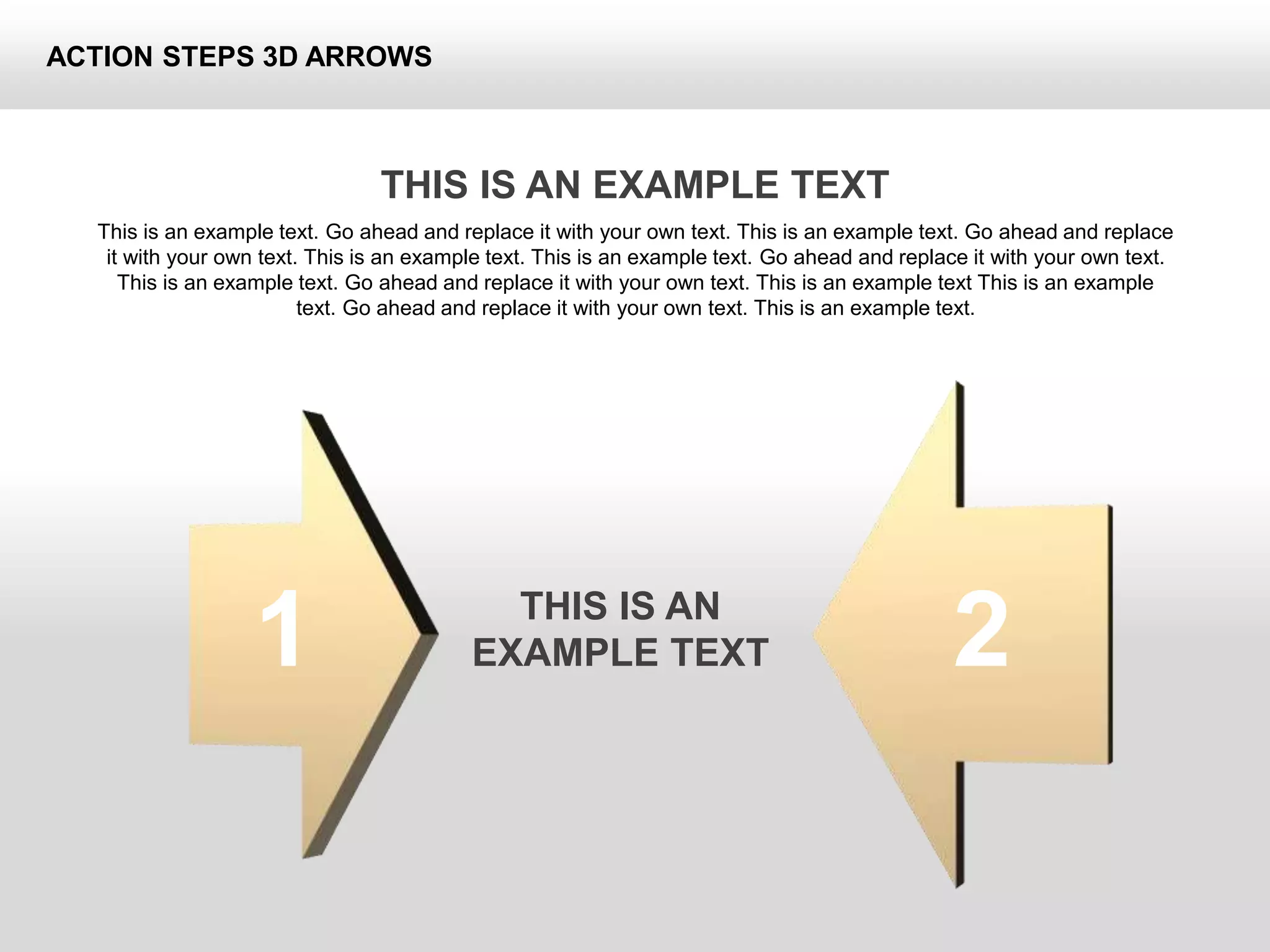 Action Steps 3D Arrows (for PowerPoint and Google Slides) | PPTX