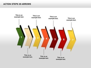 Action Steps 3D Arrows (for PowerPoint and Google Slides) | PPTX