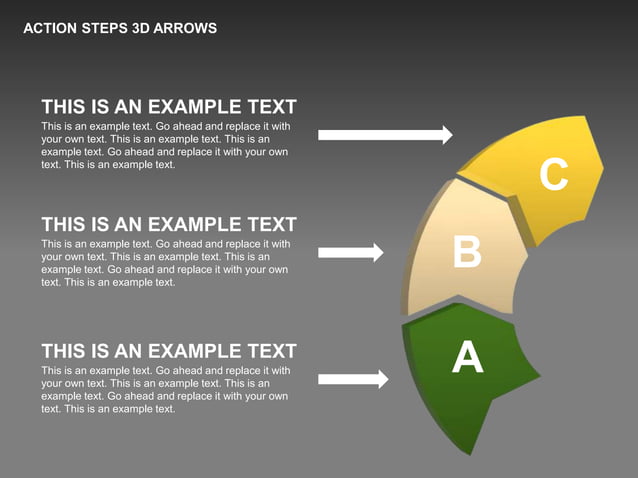 Action Steps 3D Arrows (for PowerPoint and Google Slides) | PPTX ...