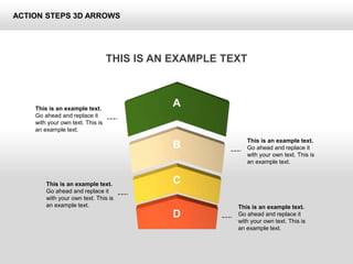Action Steps 3D Arrows (for PowerPoint and Google Slides) | PPTX