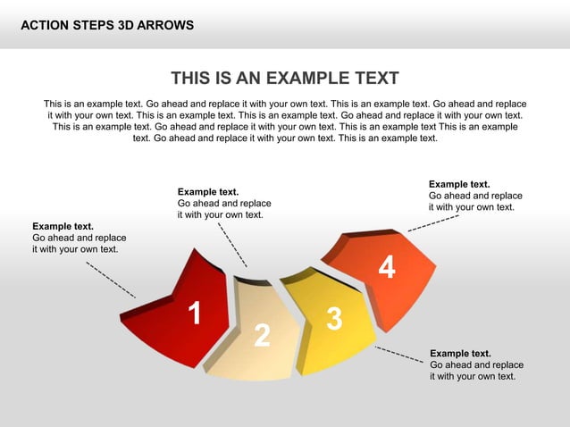 Action Steps 3D Arrows (for PowerPoint and Google Slides) | PPTX ...