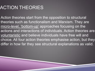 Action Theories | PPTX