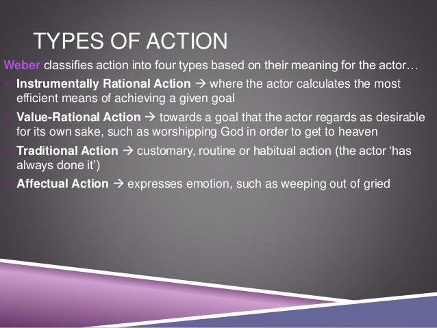 SOCIAL ACTION THEORY - Revision Cards in A Level and IB Sociology