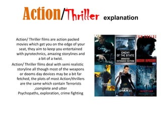 Action thriller genre | PPTX