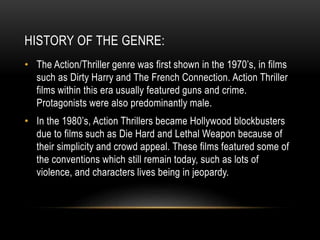 Action thriller movie genre | PPT