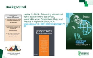 Reimagining university internationalisation for a socially just ...