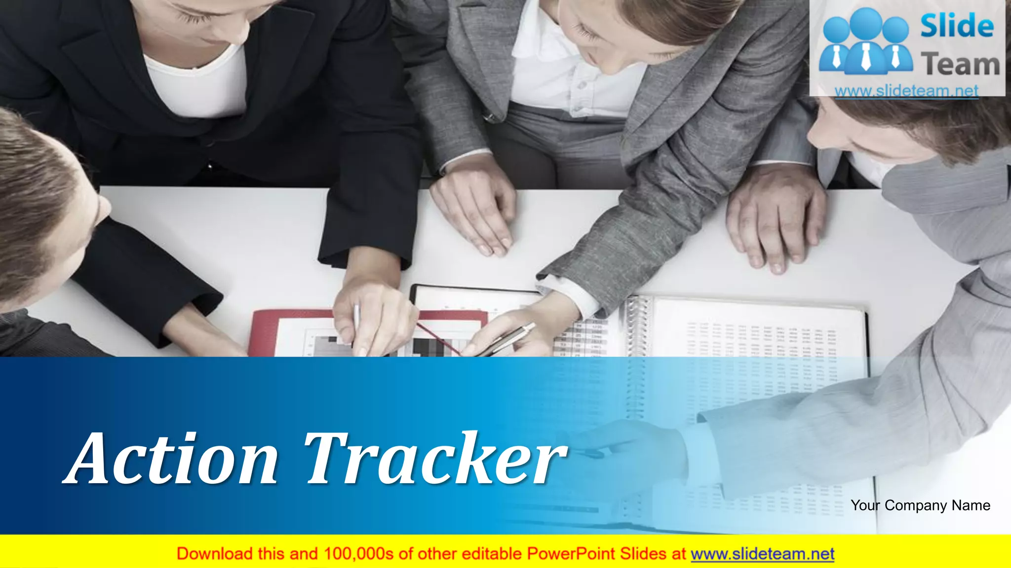 Action Tracker Activities Planning And Time Management Business Task | PPT