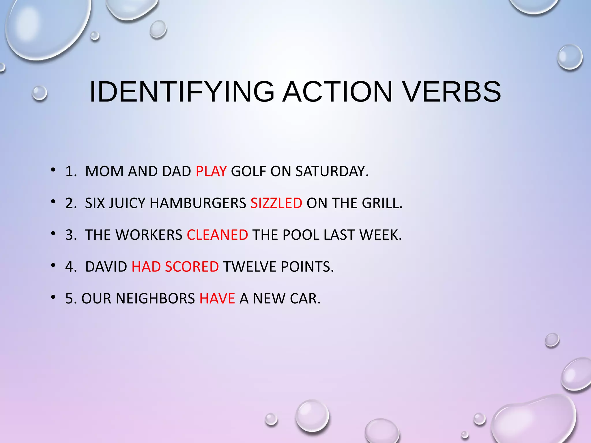 Action transitive intransitive verbs | PPT