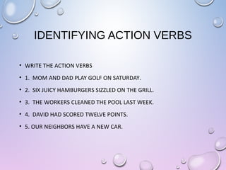 Action transitive intransitive verbs | PPT