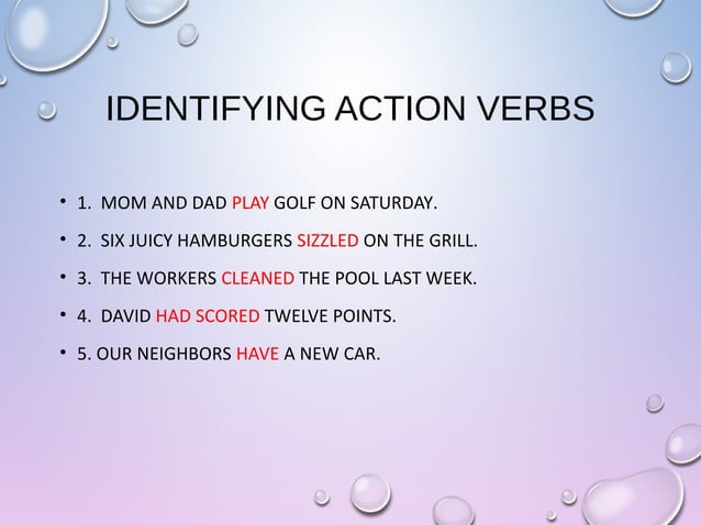 Action transitive intransitive verbs | PPT