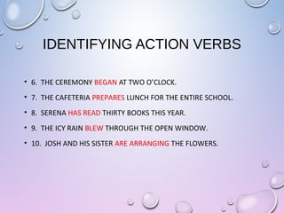 Action transitive intransitive verbs | PPT