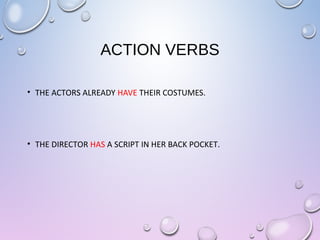 List Of Action Verbs For Actors