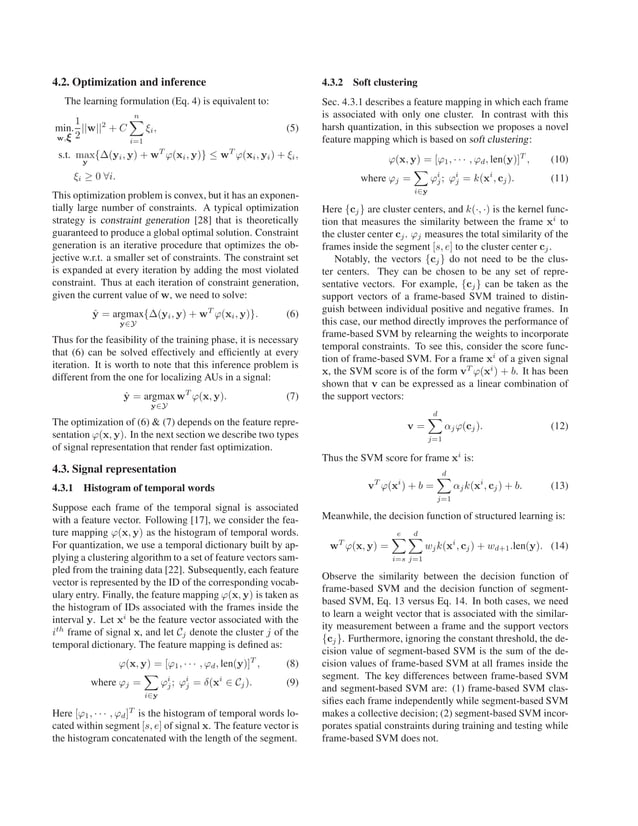 Action Unit Detection With Segment Based Sv Ms Cvpr2010 Pdf