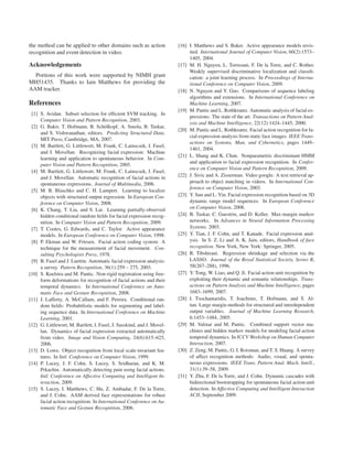 Action unit detection with segment based sv ms-cvpr2010 | PDF