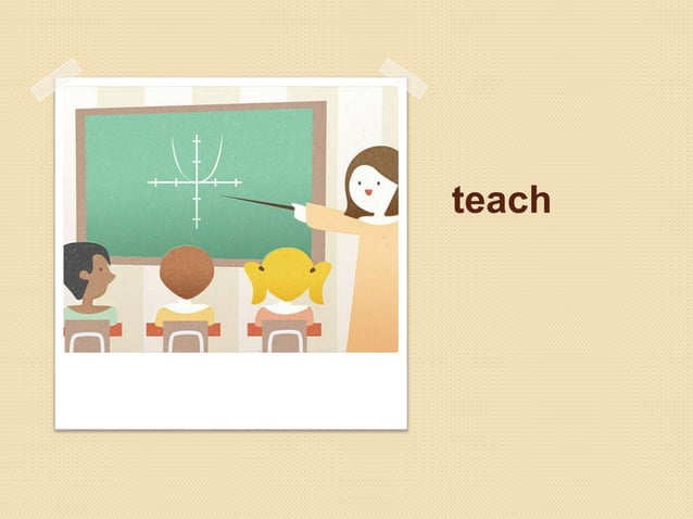 Action verbs - teaching vocabs | PPT