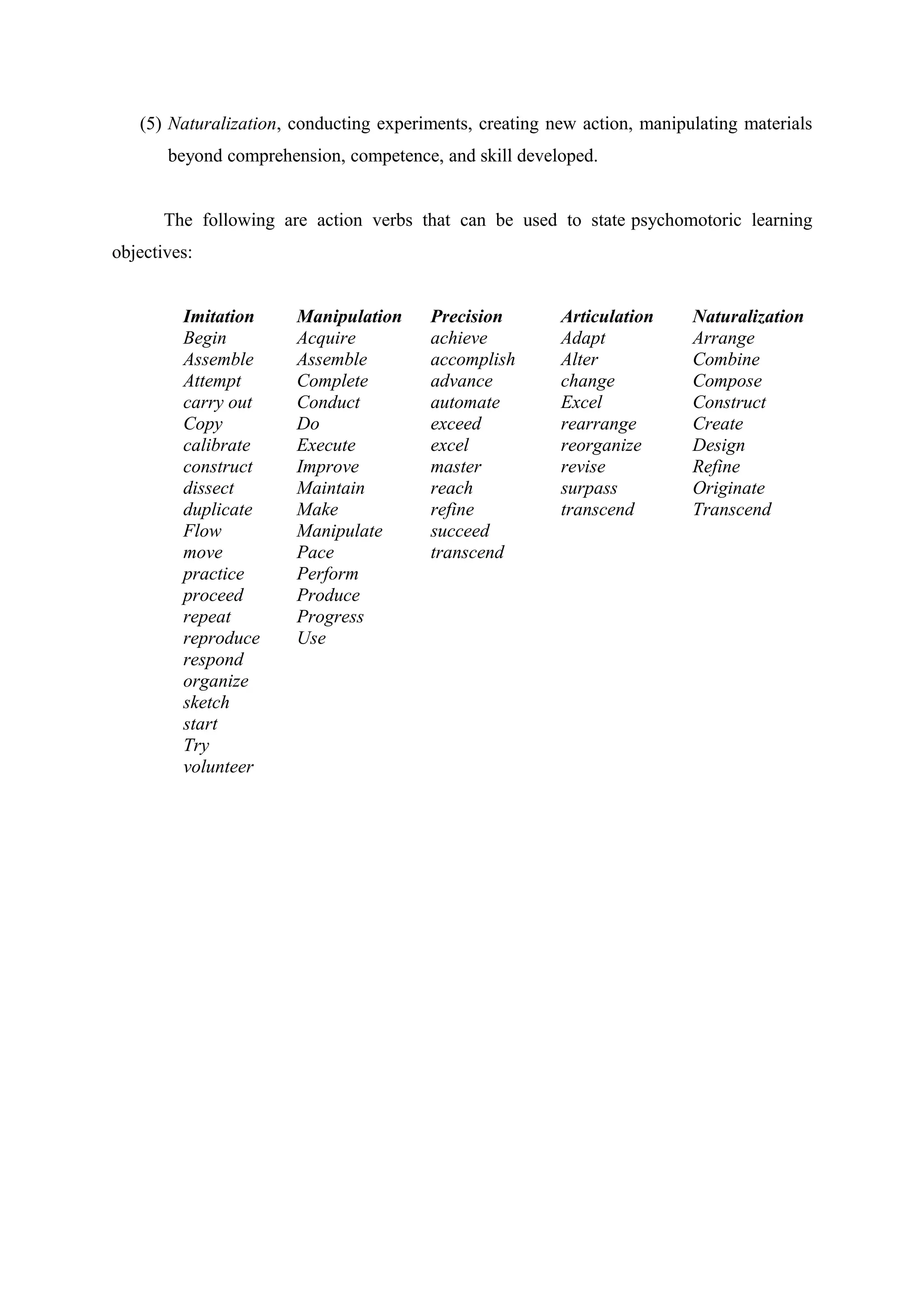 Action verbs kko (2) | DOC