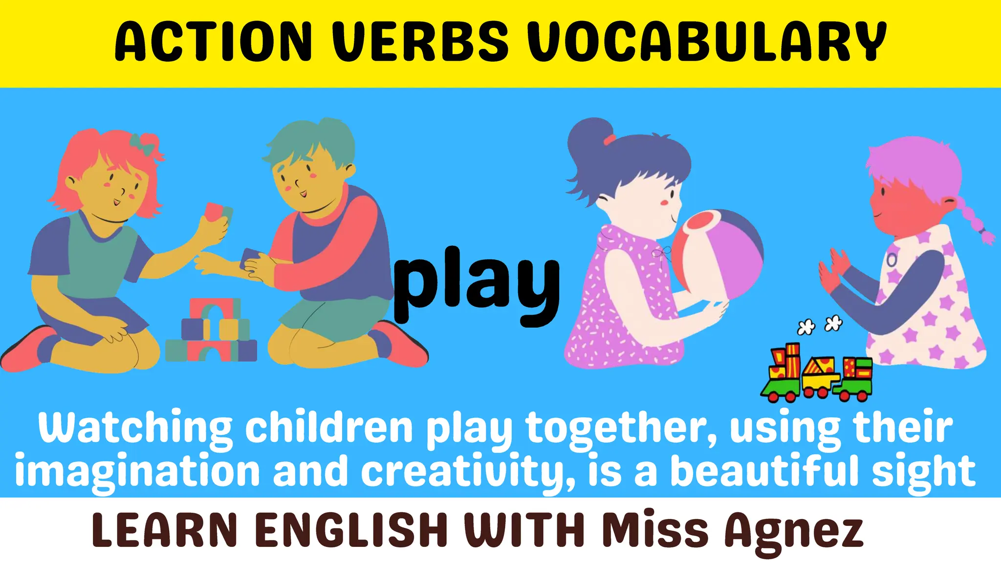 Learn Action Verbs / Body Movement Vocabulary with Pictures and ...