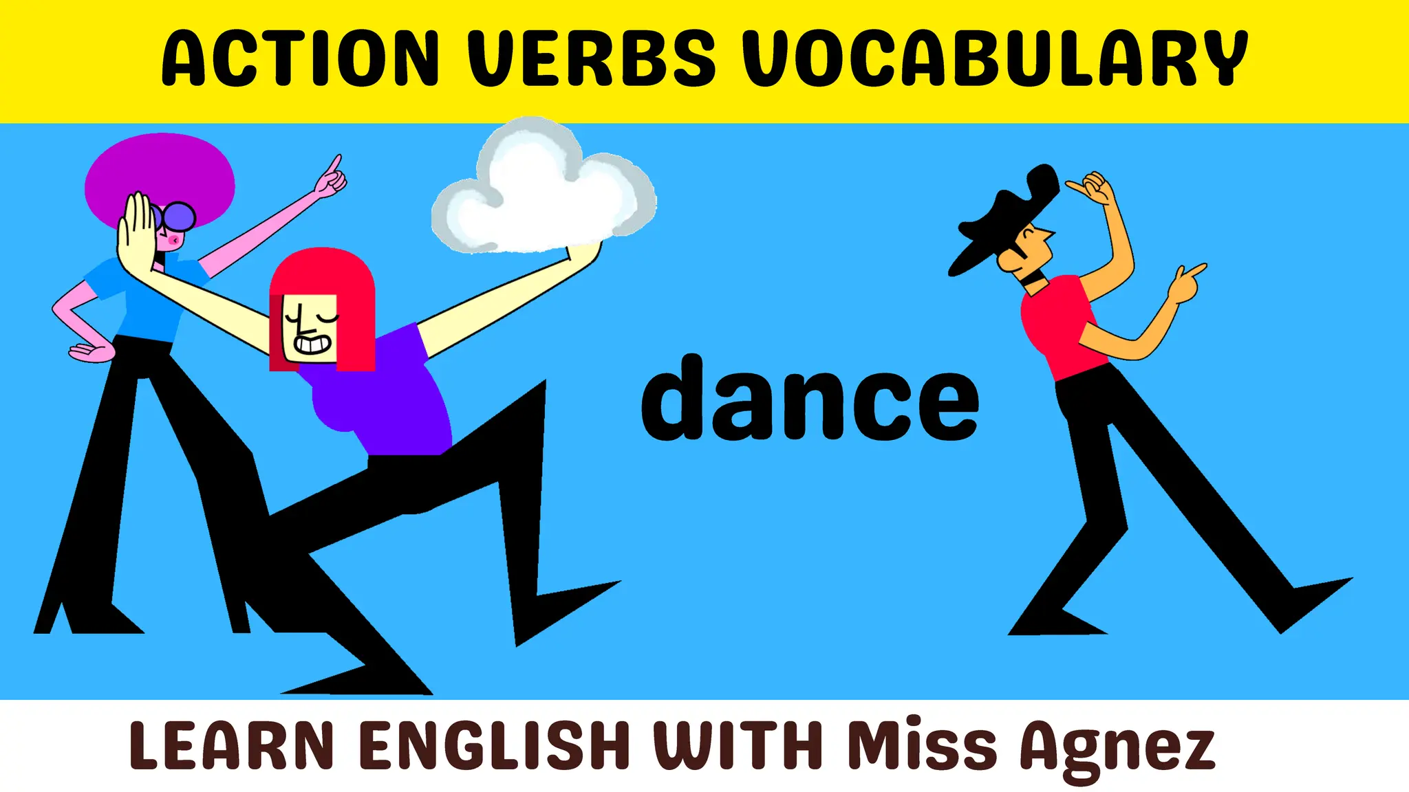 Learn Action Verbs / Body Movement Vocabulary with Pictures and ...