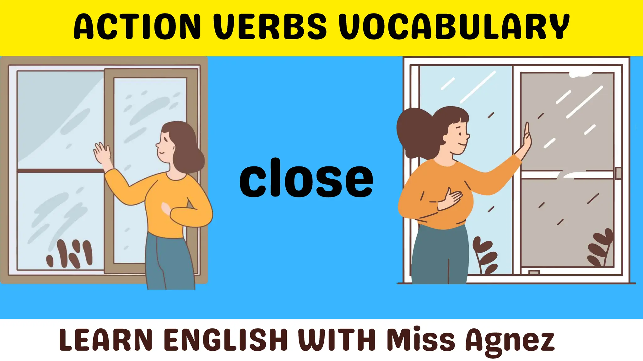 Learn Action Verbs / Body Movement Vocabulary with Pictures and ...
