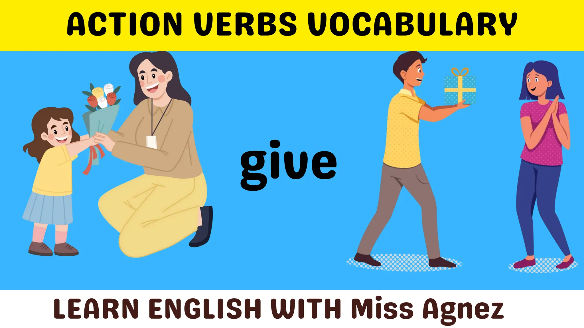 Learn Action Verbs / Body Movement Vocabulary with Pictures and ...