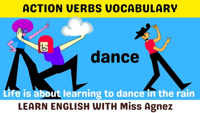 Learn Action Verbs / Body Movement Vocabulary with Pictures and ...