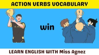 Learn Action Verbs / Body Movement Vocabulary with Pictures and ...