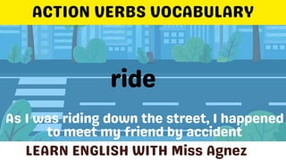 Learn Action Verbs / Body Movement Vocabulary with Pictures and ...