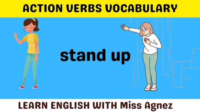 Learn Action Verbs / Body Movement Vocabulary with Pictures and ...