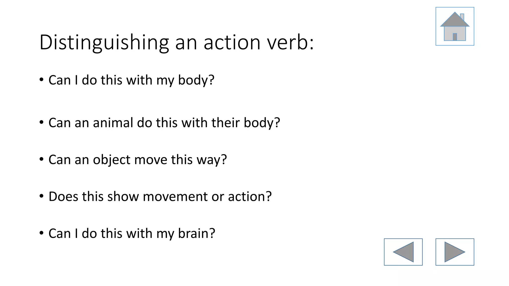 Action verbs PPT | PPTX