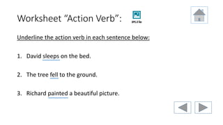 Action verbs PPT | PPTX
