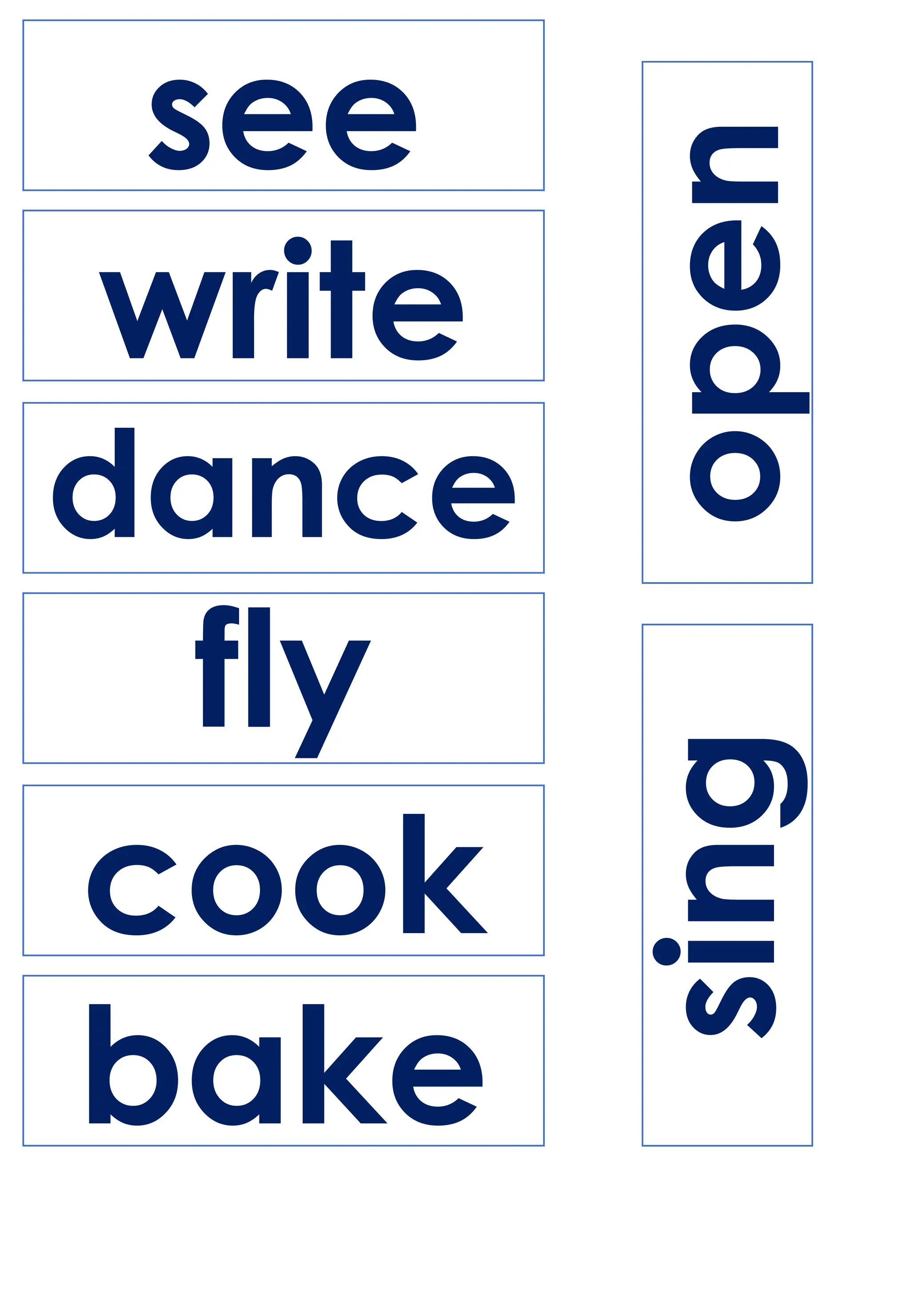 action word game.powerpoint for young kids | PPTX