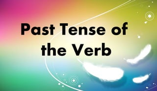 Action word past tense | PPTX