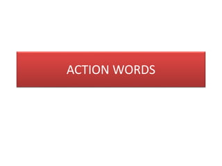Action words | PPT