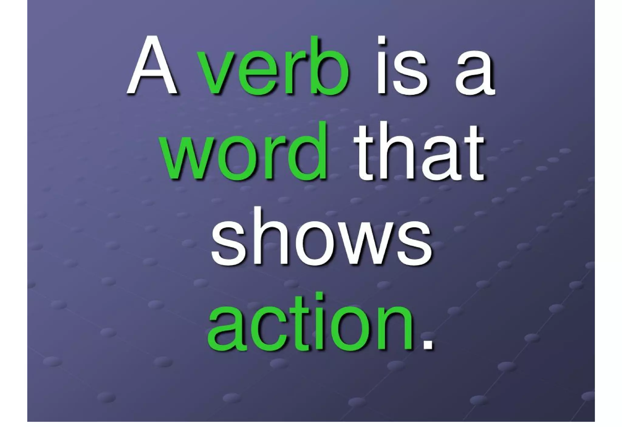 Action Words | PDF