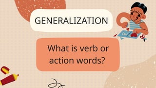Action Words 2. for Grade 1 teaching aids | PPTX