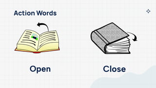 Action Words in English presentation with games | PDF