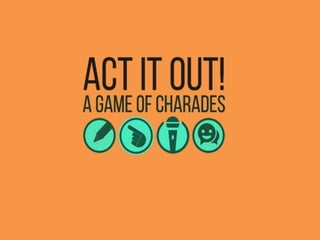 Act it out - ESL game - Daily activity vocabularies | PPTX