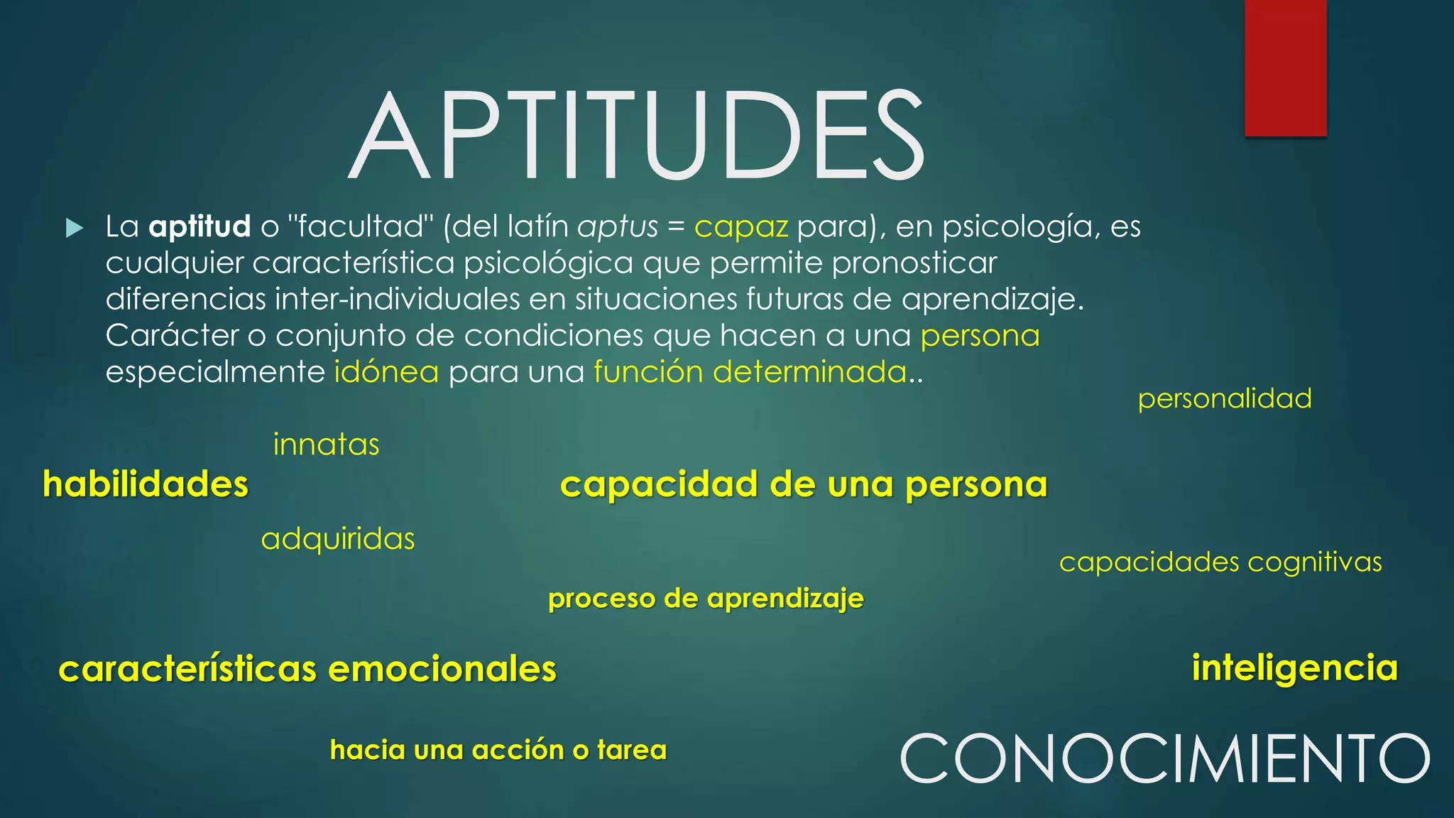 Actitudes aptitudes | PPSX