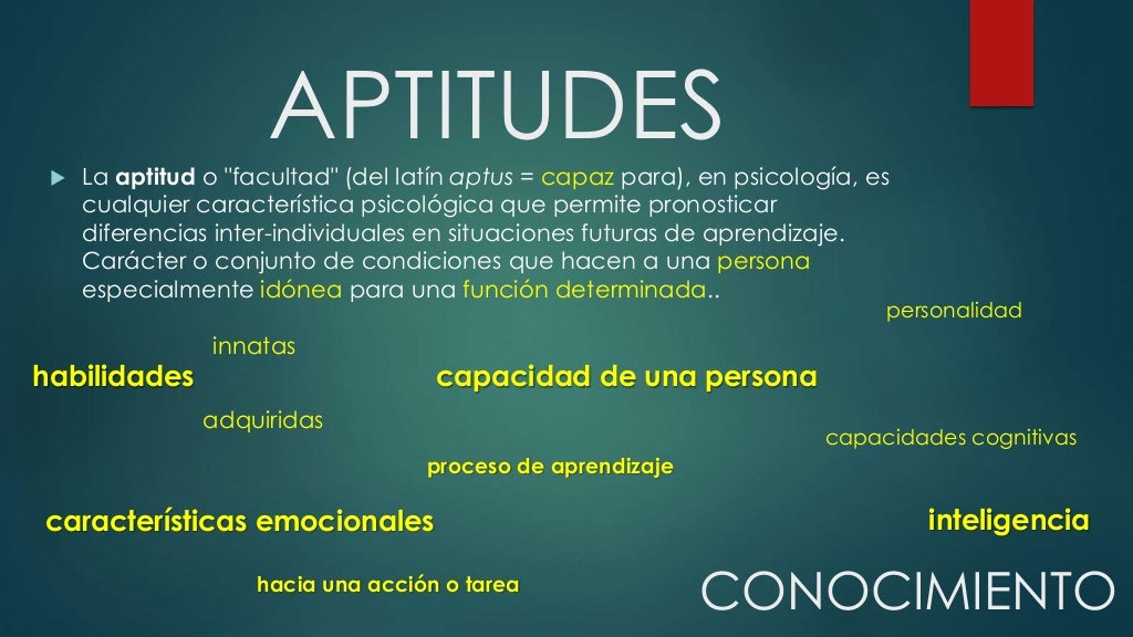 Actitud Y Aptitud