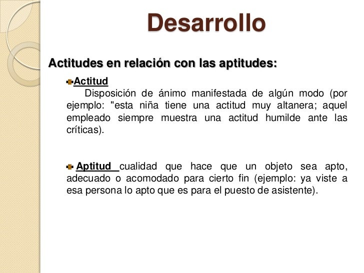 Aptitudes Ejemplos