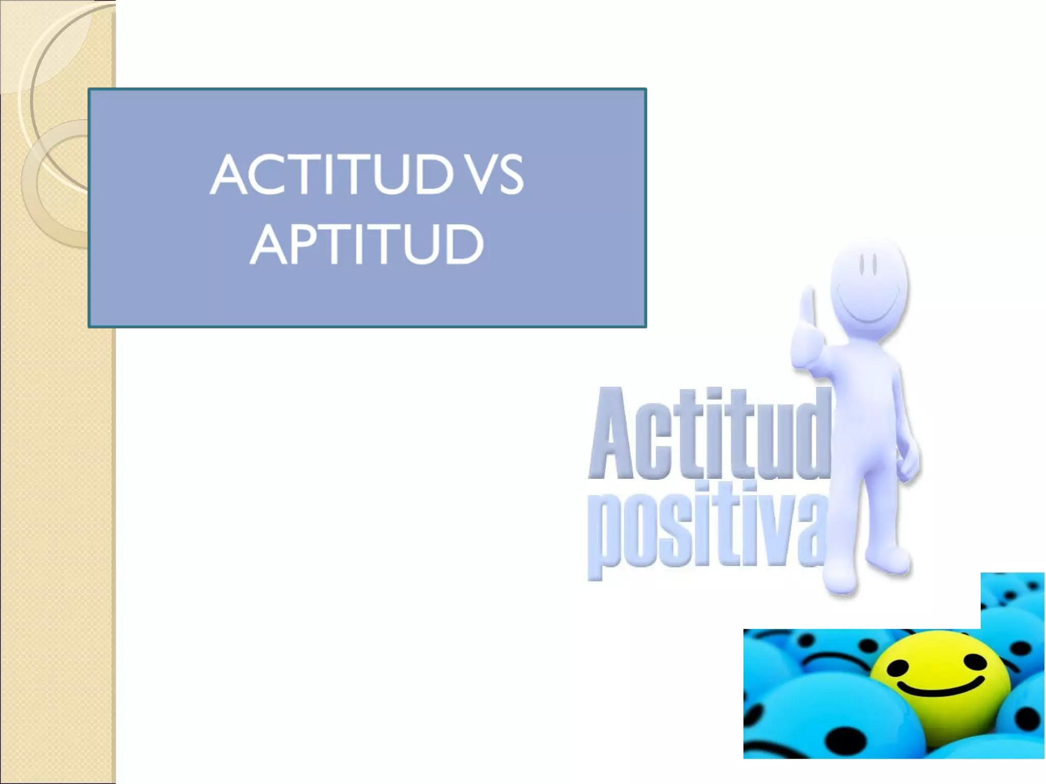 Actitud vs aptitud | PPT