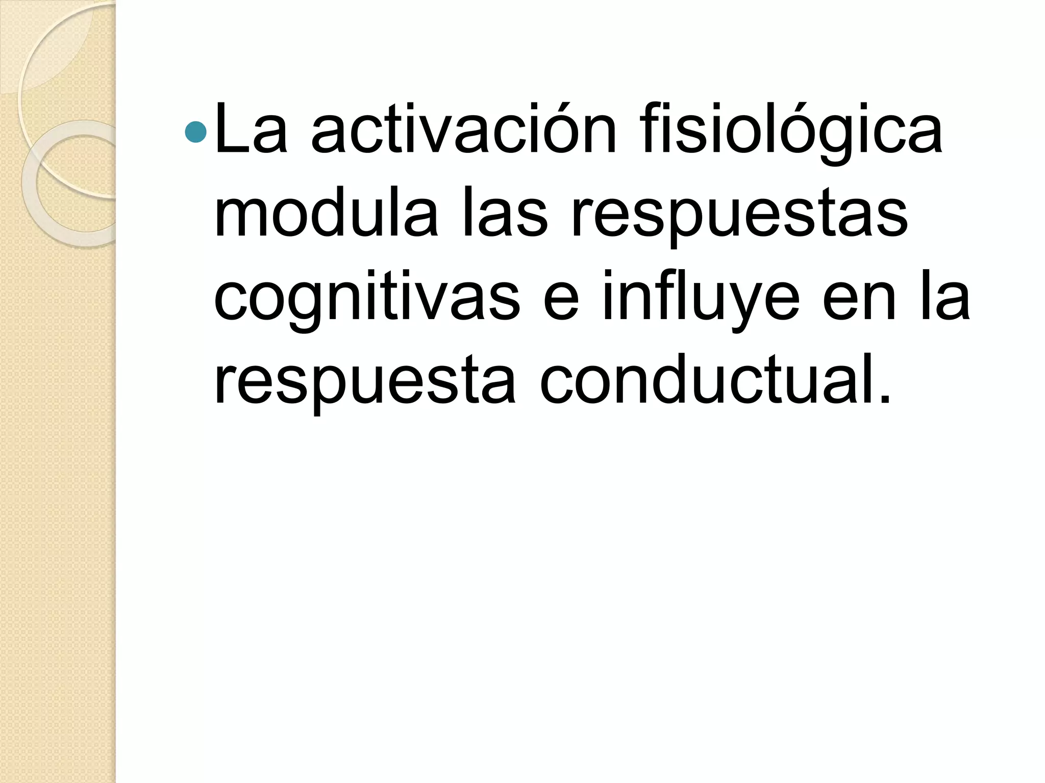 Activación fisiológica | PPT | Descarga Gratuita