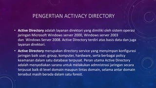 Activacy directory windows server 2008 | PDF