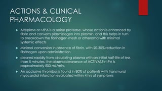 Activase product monograph | PPTX