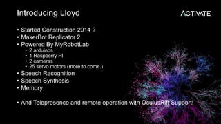 Robotics, Search and AI with Solr, MyRobotLab, and Deeplearning4j | PPTX